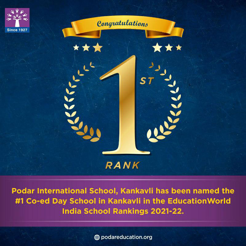 Congratulations to Podar International School, Kankavli for achieving this milestone. | Podar News