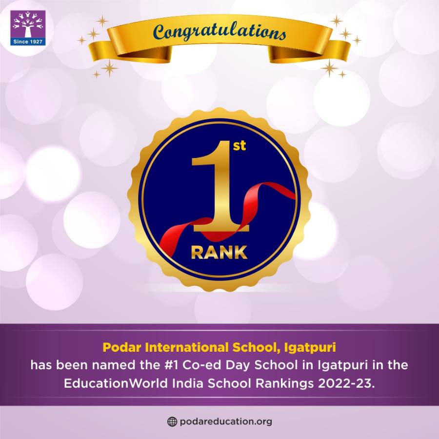 Congratulations to Podar International School Igatpuri, for achieving ...