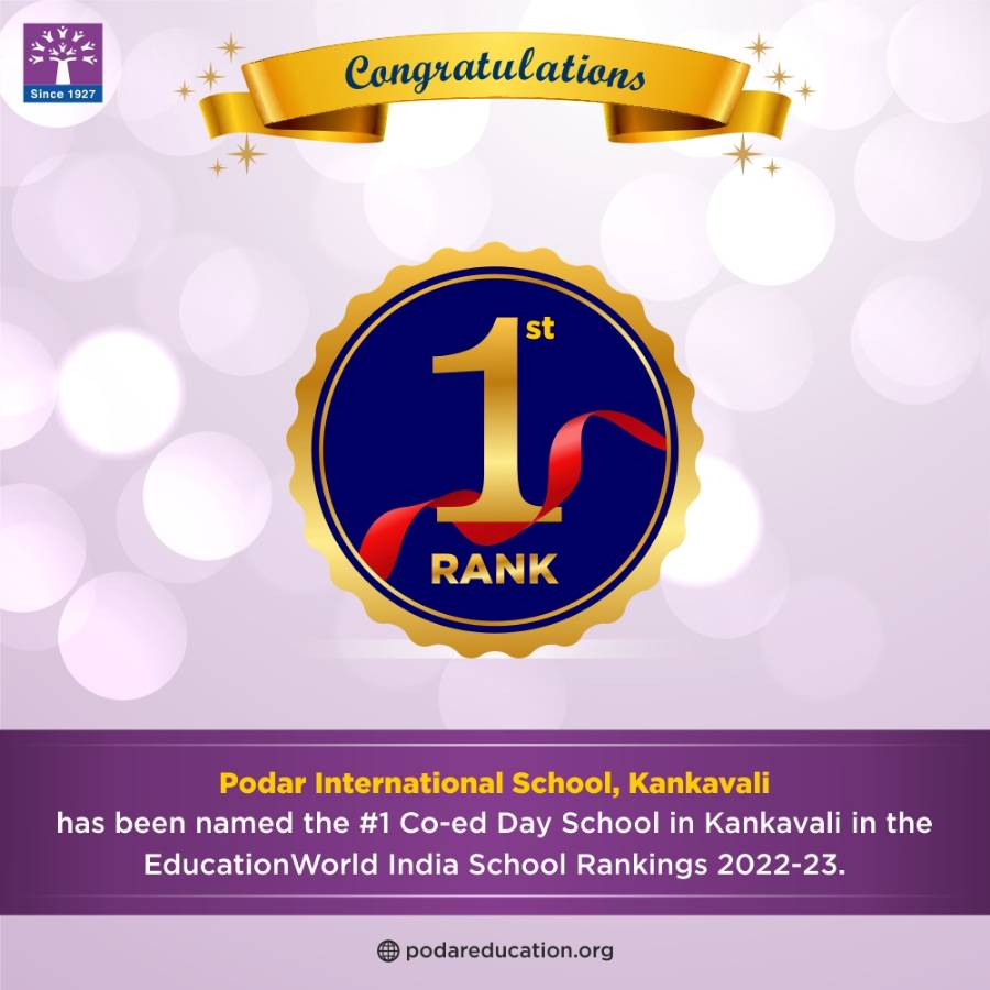 Congratulations to Podar International School Kankavli, for achieving this milestone | Podar News