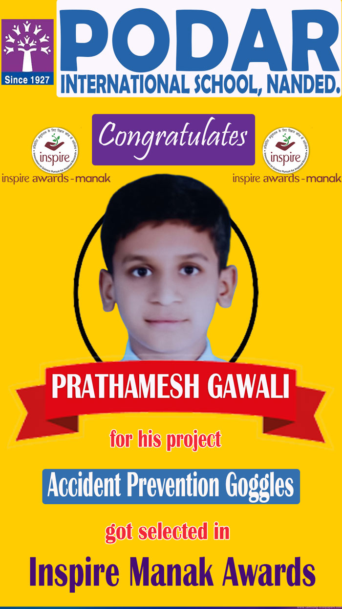 INSPIRE Awards - MANAK | Podar News