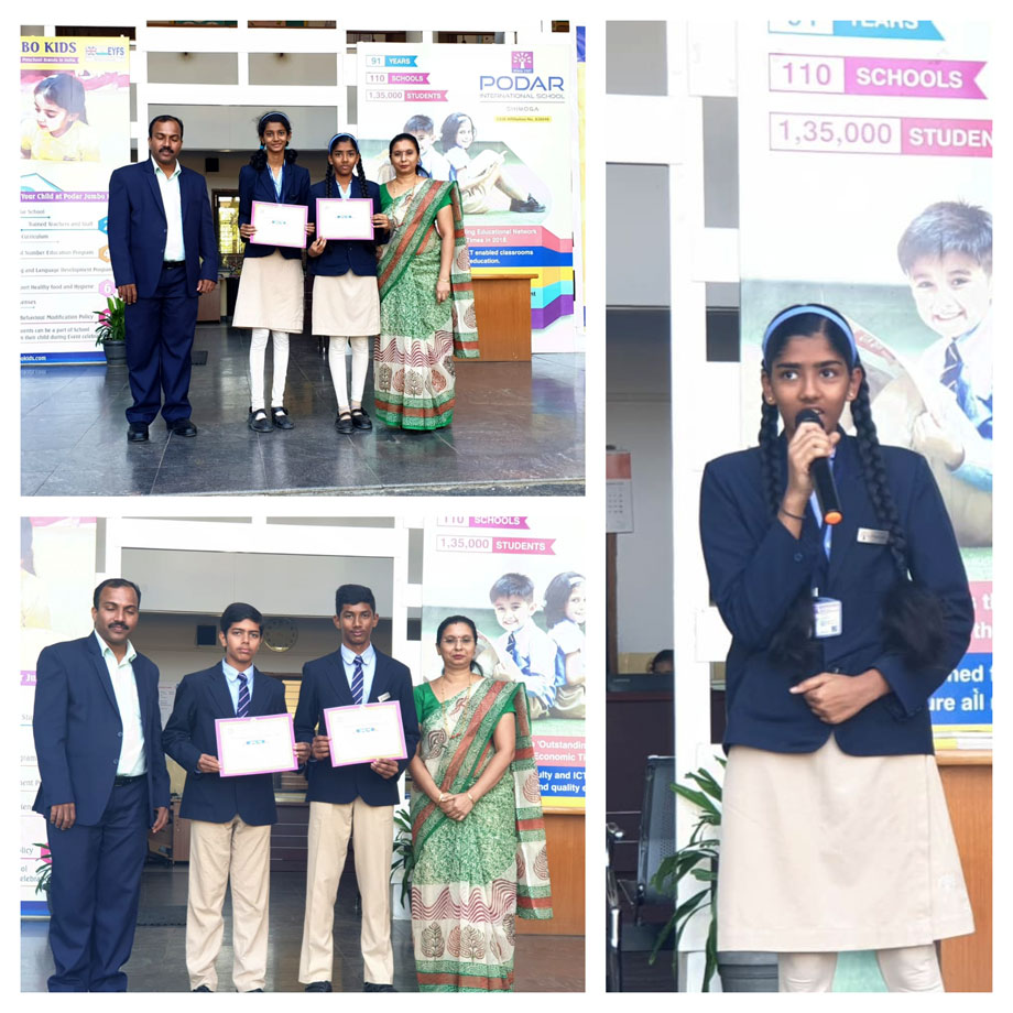 Achievement in National Children's Science Congress - 2019 | Podar News