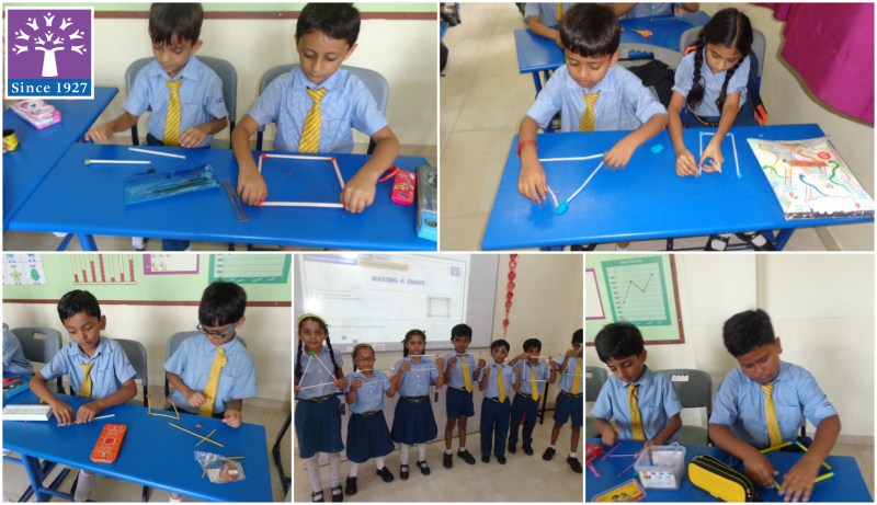 Students busy in Math Lab activity | Podar News